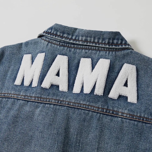 Jackets & Coats | Mama Denim Jacket Matching Mama Mini | Poshmark